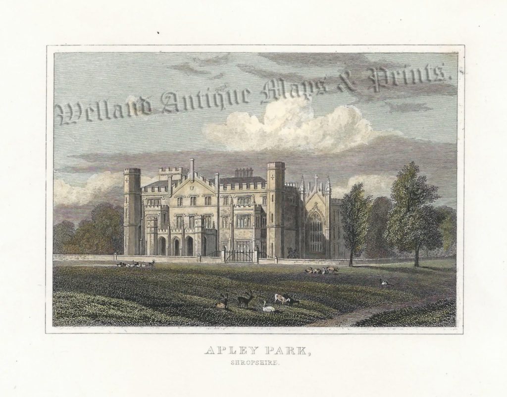 ‘SHREWSBURY Shropshire’ by E. Dayes / W. Angus c.1806 (Beauties of ...