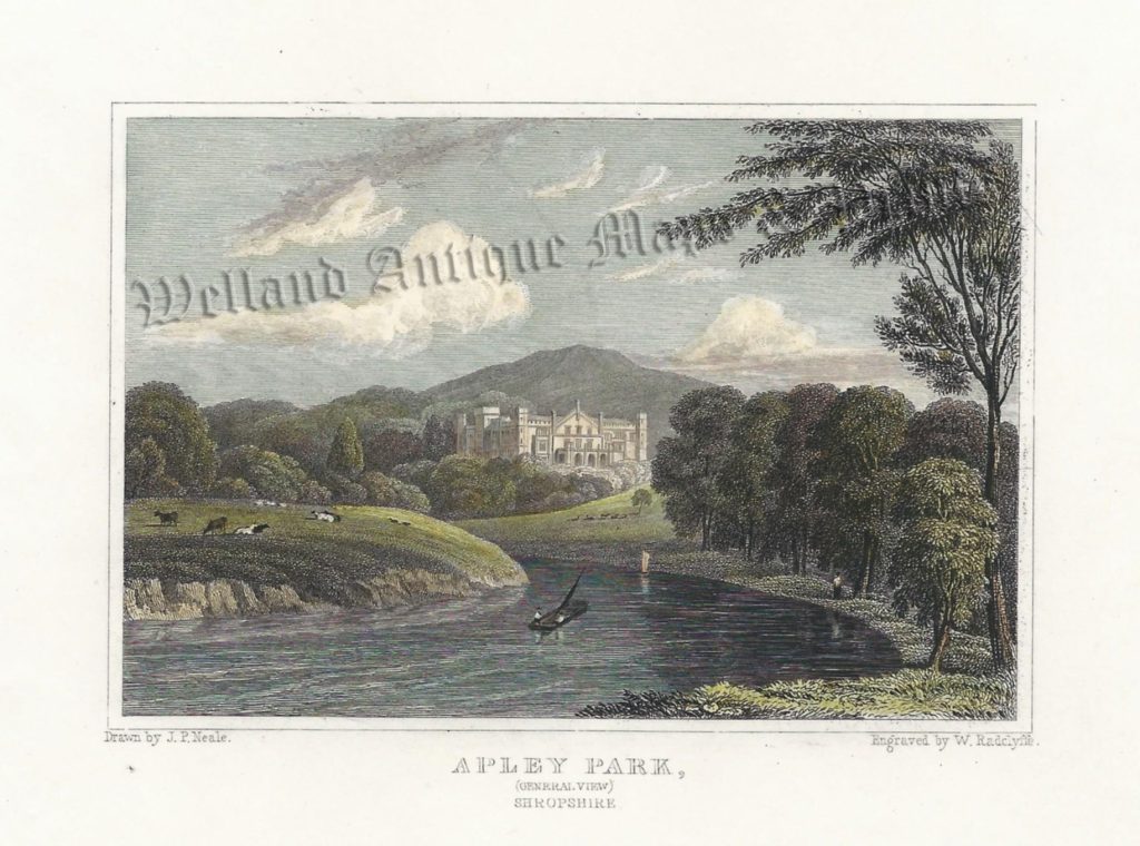 Shropshire Prints Archives - Welland Antique Maps