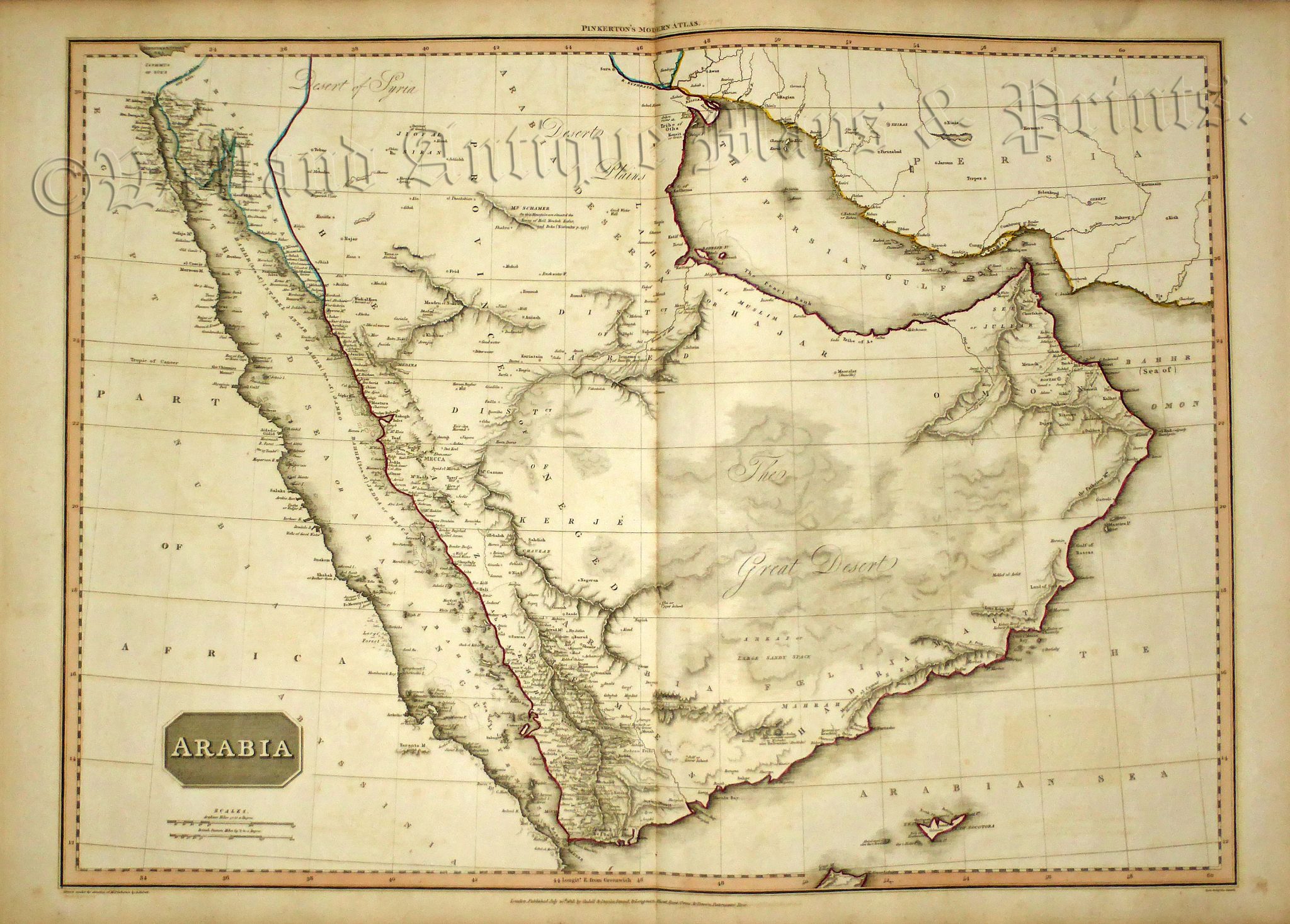 Middle East / Turkey / Iran / Arabia Archives - Welland Antique Maps