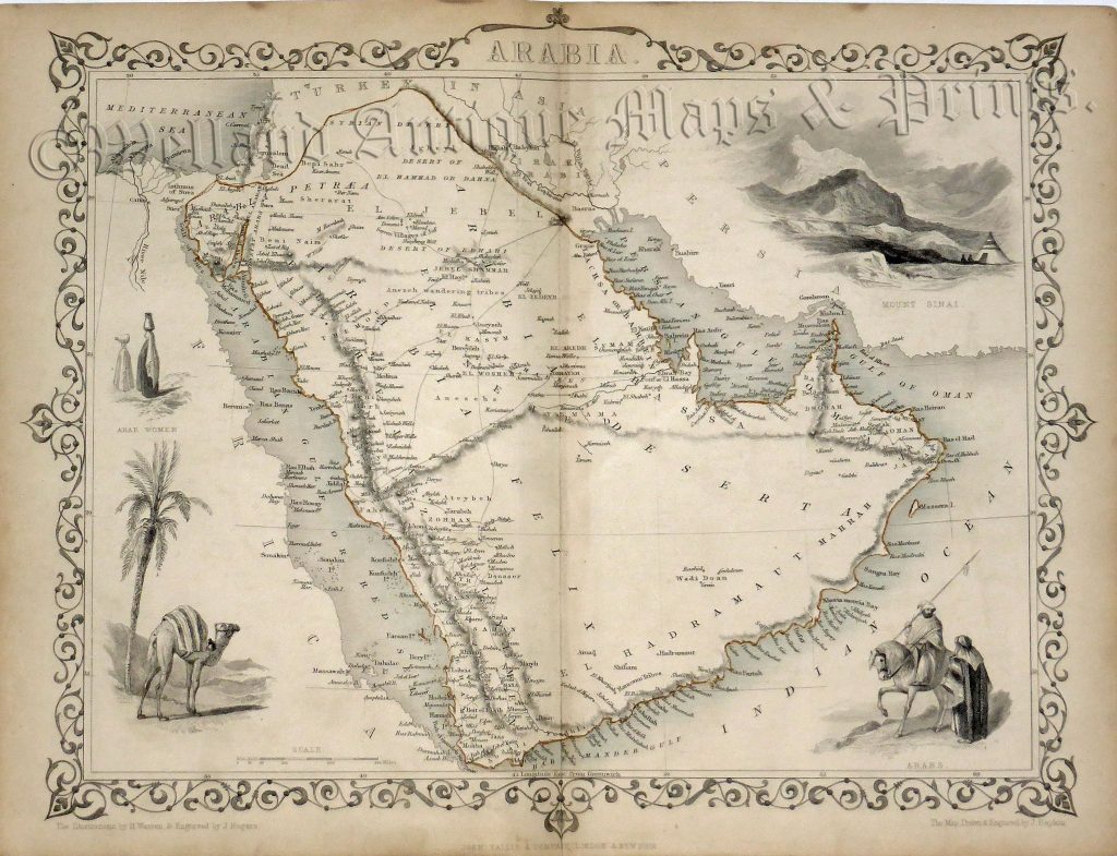 Middle East / Turkey / Iran / Arabia Archives - Welland Antique Maps