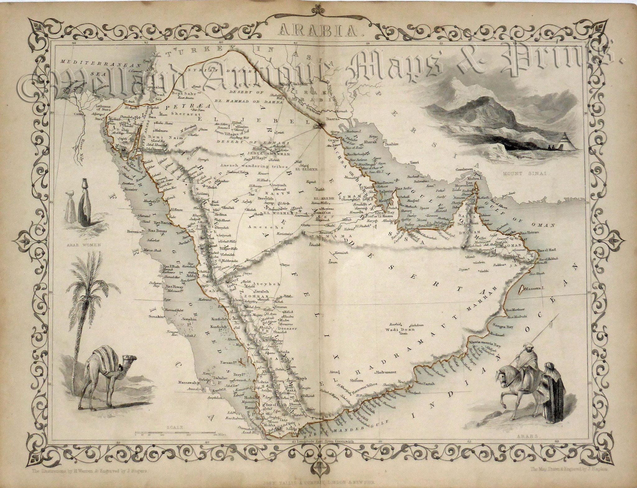 Middle East / Turkey / Iran / Arabia Archives - Welland Antique Maps