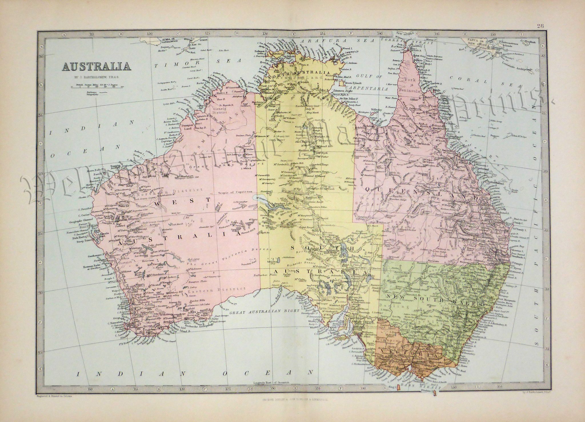General Maps of Australia Archives - Welland Antique Maps