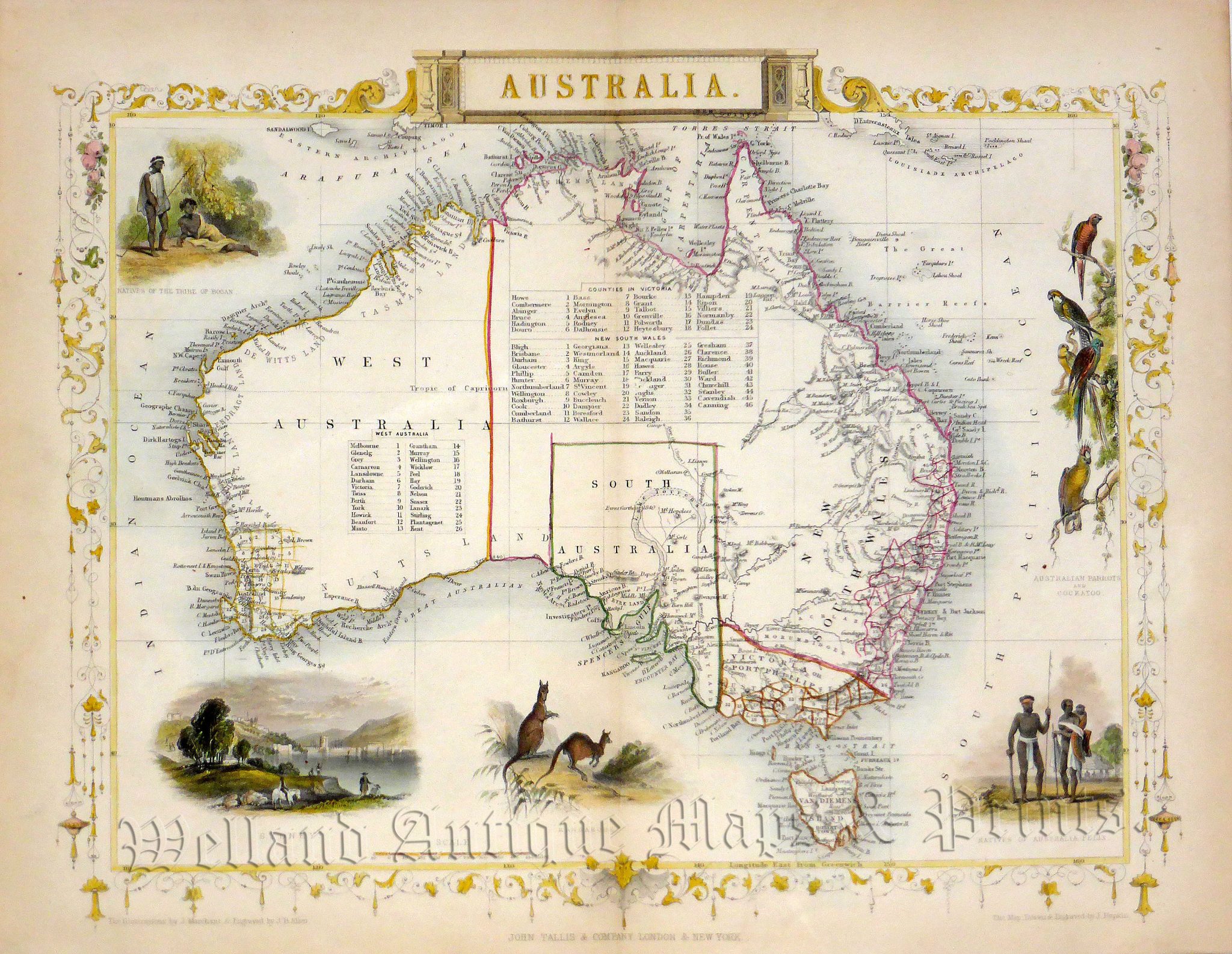 General Maps of Australia Archives - Welland Antique Maps