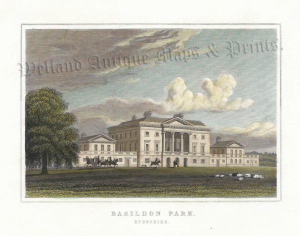  BASILDON PARK BERKSHIRE By J P Neale A Cruse C 1831 Welland