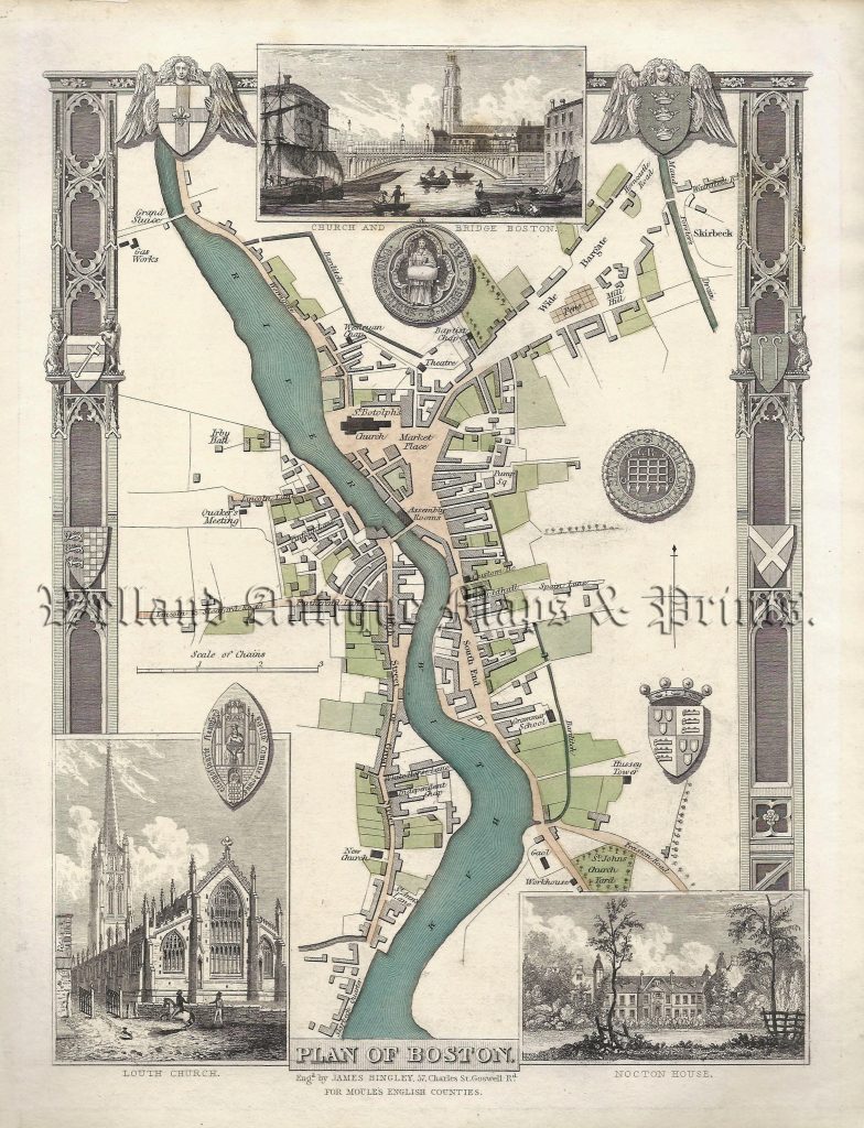 Lincolnshire Maps Archives - Page 2 of 2 - Welland Antique Maps