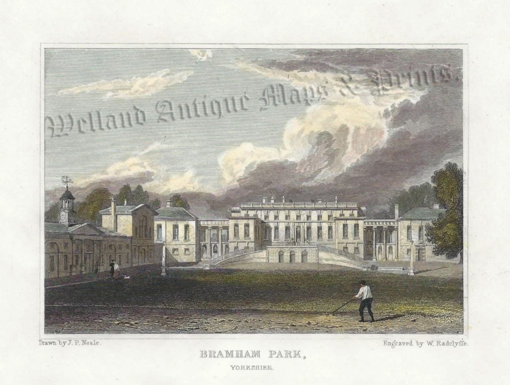 ‘ASKE HALL’ (Yorkshire) by A. F. Lydon / B. Fawcett / F. O. Morris c ...