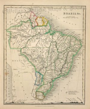 Brazil Maps – Welland Antique Maps