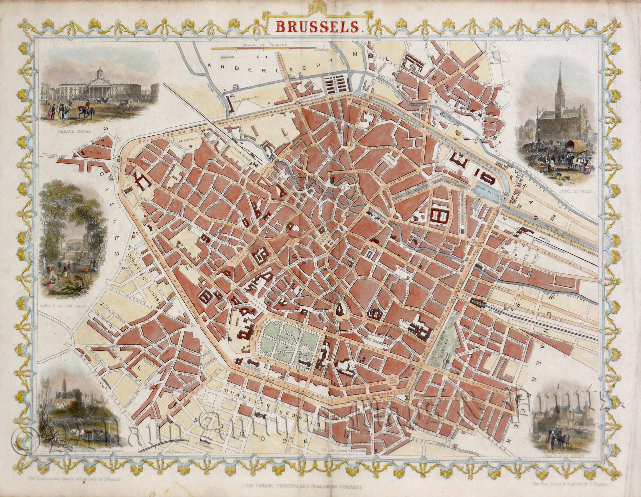 Tallis Plans Archives - Welland Antique Maps