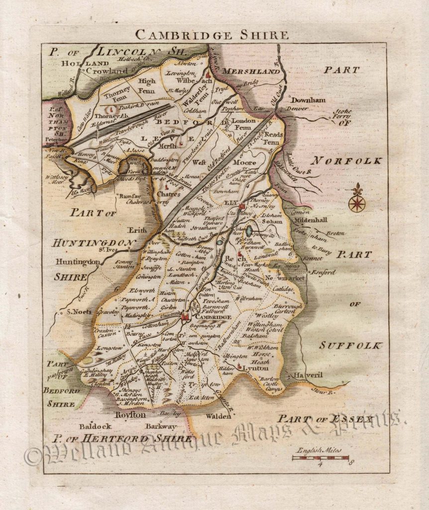 Cambridgeshire Maps Archives - Welland Antique Maps