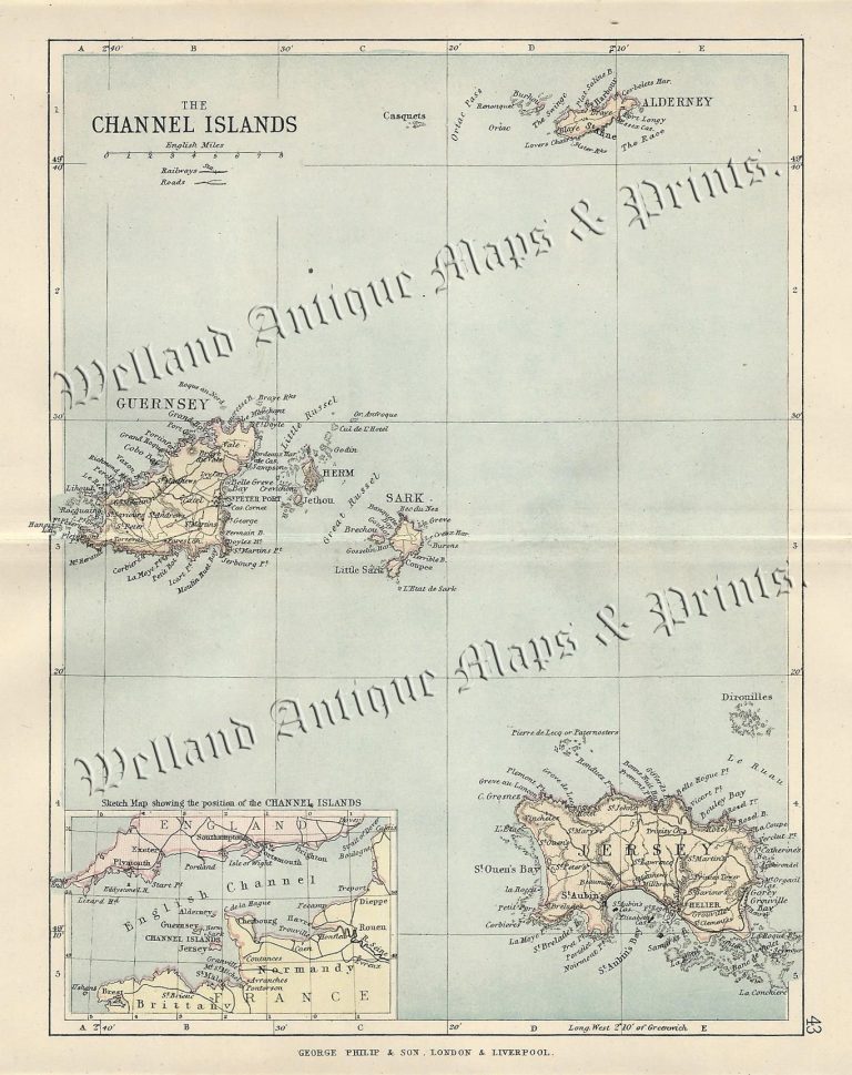 Channel Islands Archives - Welland Antique Maps