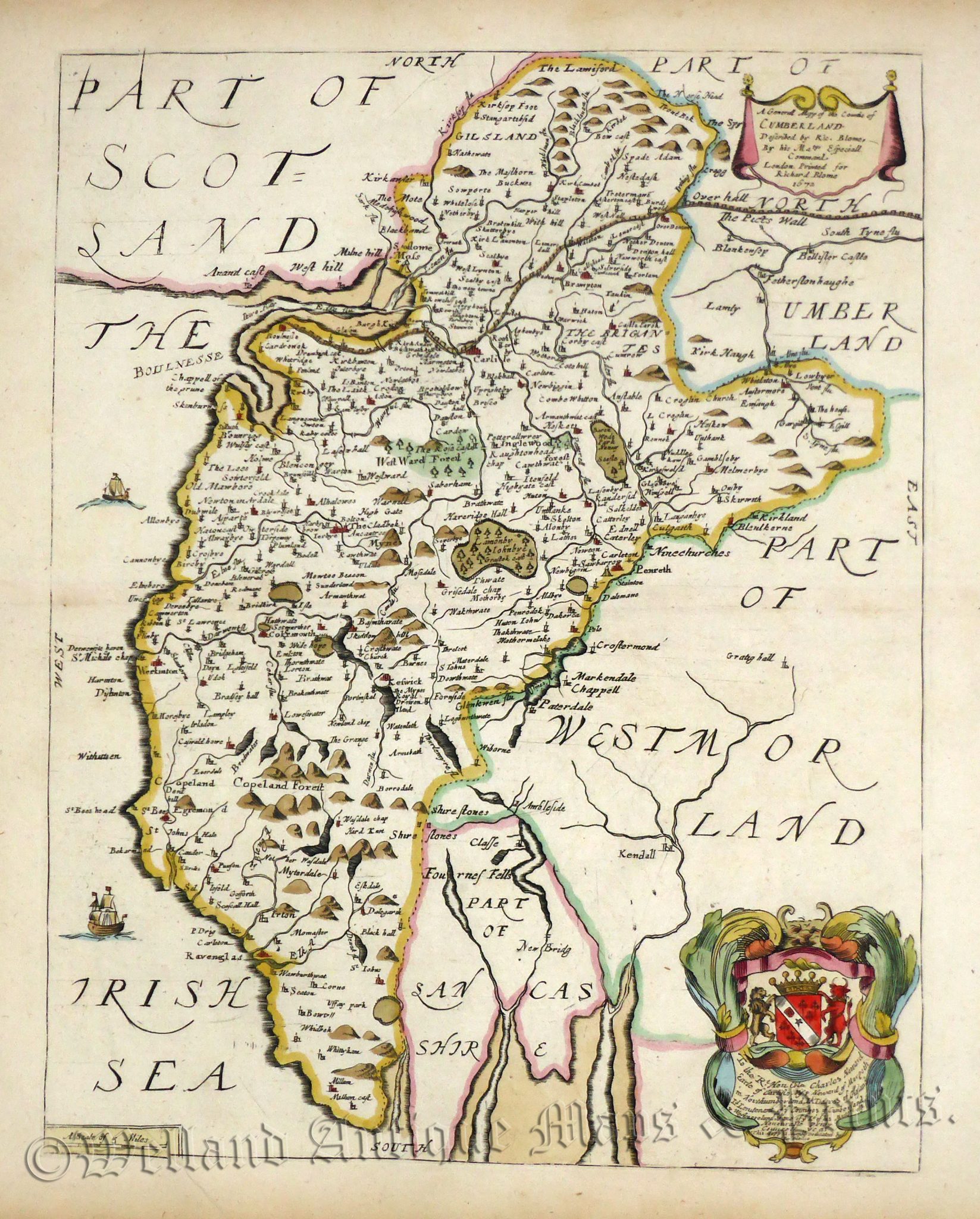 Cumberland Maps Archives - Welland Antique Maps