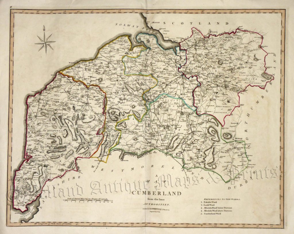 Cumberland Maps Archives - Welland Antique Maps