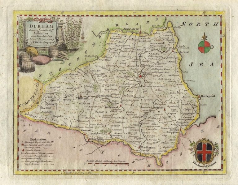 Durham Maps Archives - Welland Antique Maps