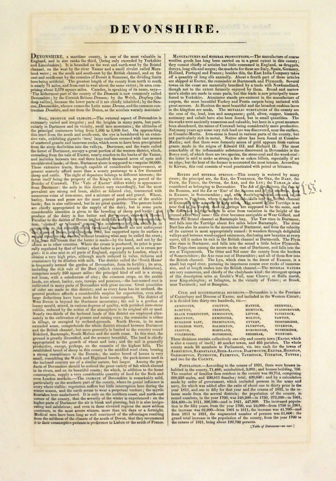 'NORFOLK.' by J. Pigot & Co.1840 - Welland Antique Maps