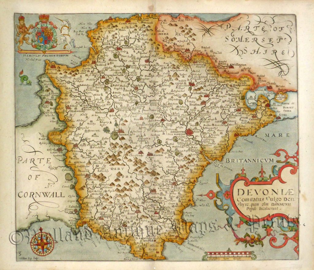 Devon Maps Archives - Welland Antique Maps