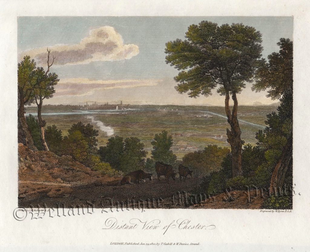 'CHESTER.' (Cheshire) by W. Turner / J. Walker c.1796 - Welland Antique ...