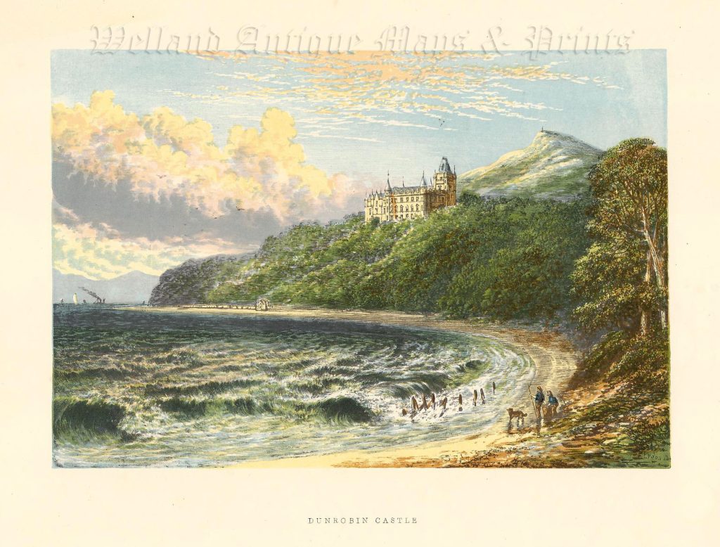 ‘INVERARY CASTLE.’ by T. Allom / T. Higham c.1835 – Welland Antique Maps