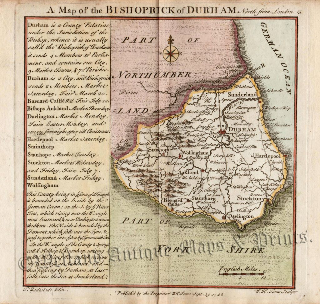 Durham Maps Archives - Welland Antique Maps