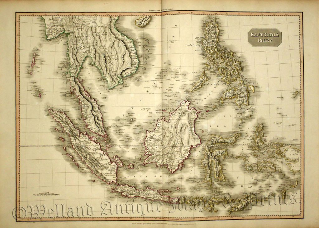 ‘EAST INDIA ISLES.’ by John Dower / Charles F. Partington c.1836 ...