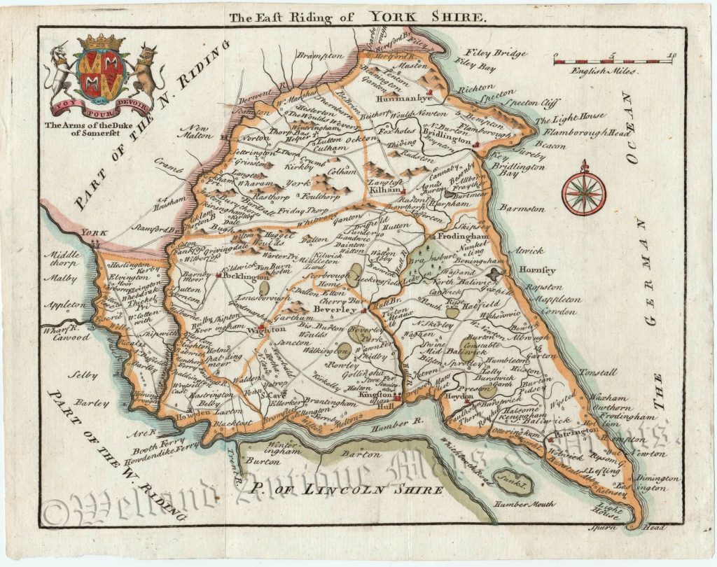 East Riding Maps – Welland Antique Maps
