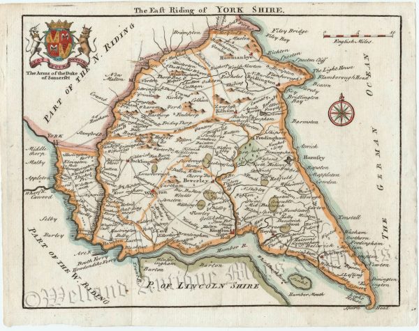 East Riding Maps – Welland Antique Maps