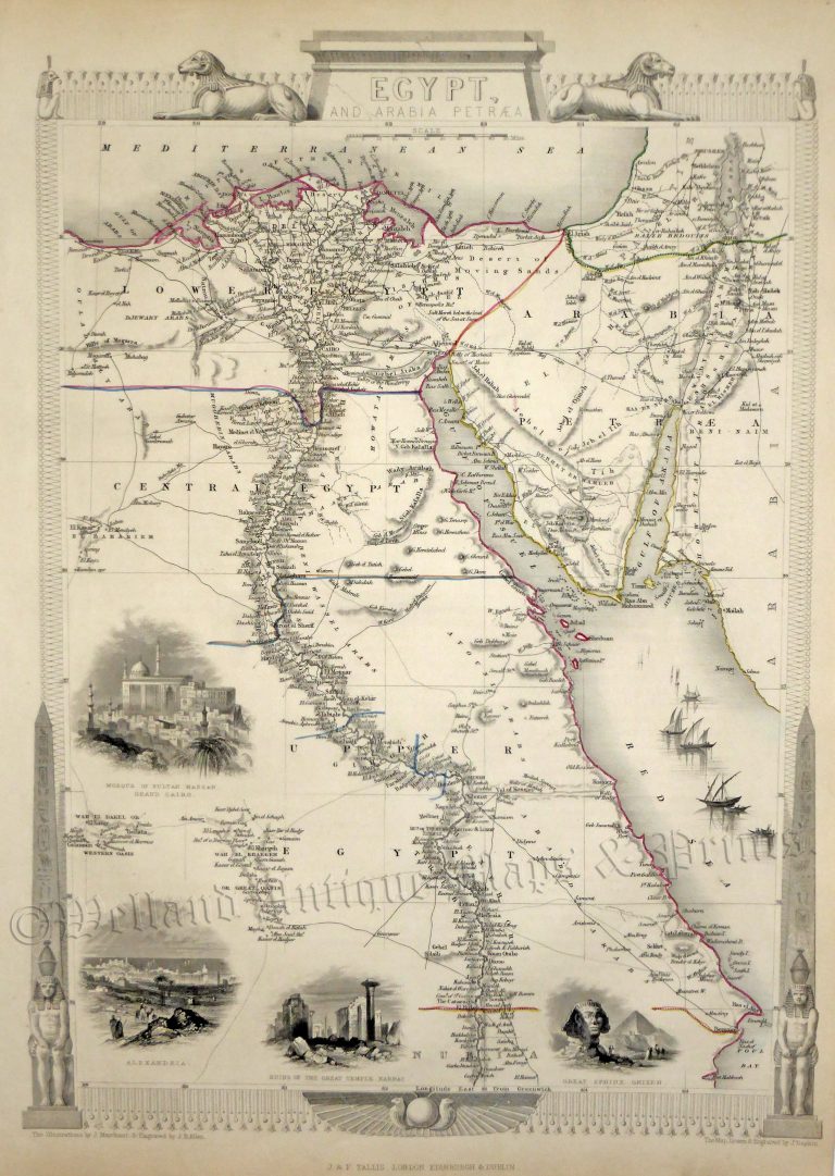 Egypt Maps Archives - Welland Antique Maps
