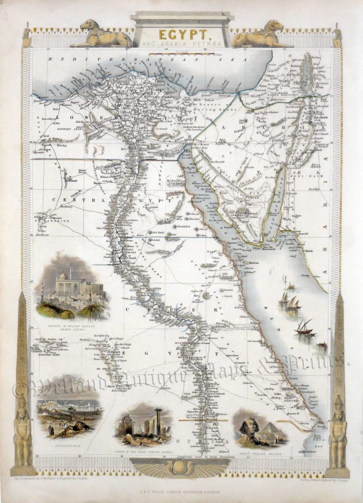 Egypt Maps Archives - Welland Antique Maps