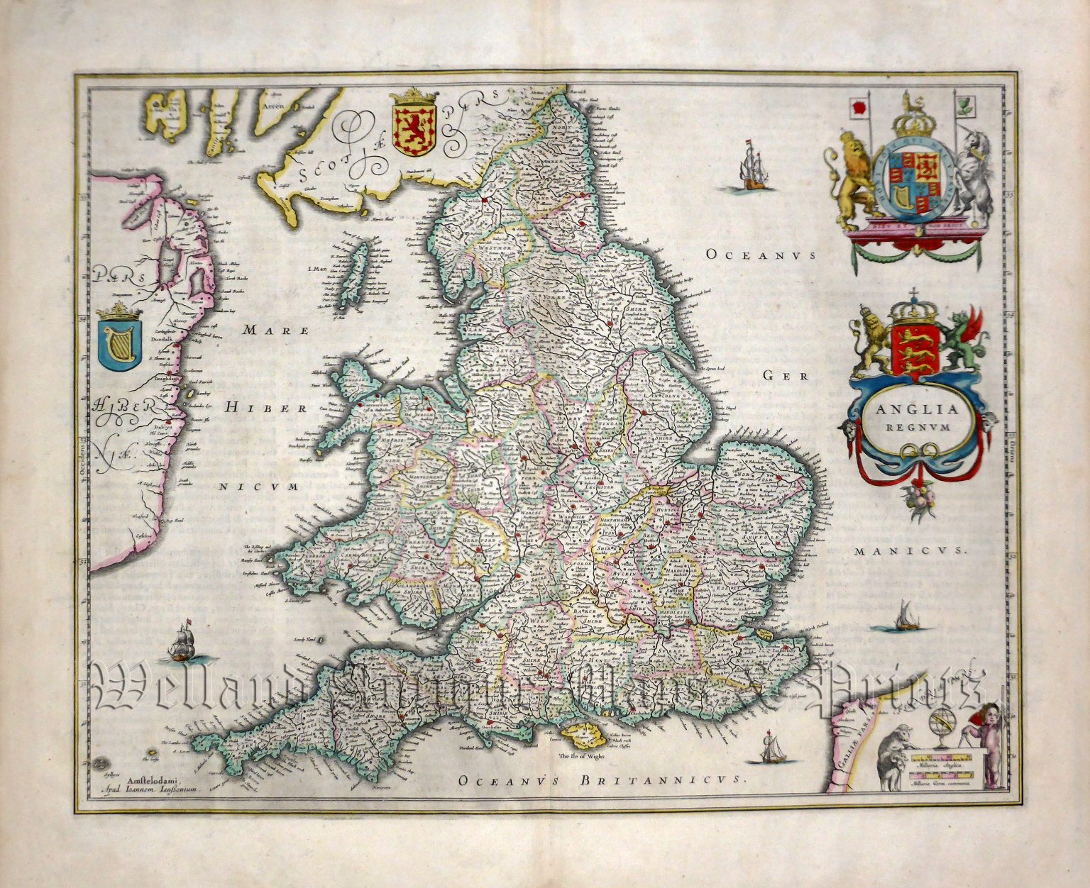 Jan Jansson (1588-1664) Archives - Welland Antique Maps