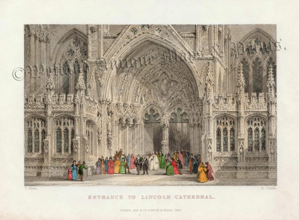 'LINCOLN CATHEDRAL FROM THE SOUTH' [Frith & Co] c.1890 - Welland ...
