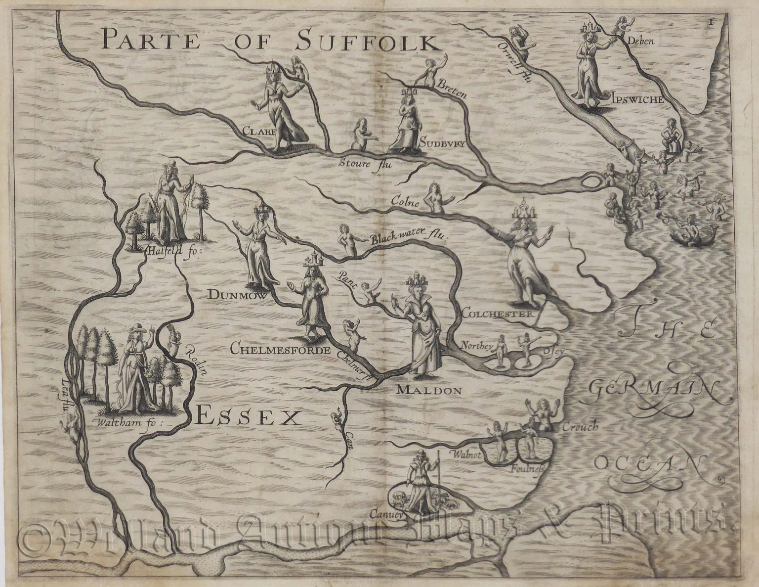 Michael Drayton's Poly-Olbion Archives - Welland Antique Maps
