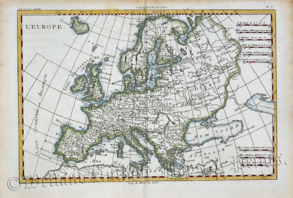 'EUROPE.' by John Tallis c.1851 - Welland Antique Maps