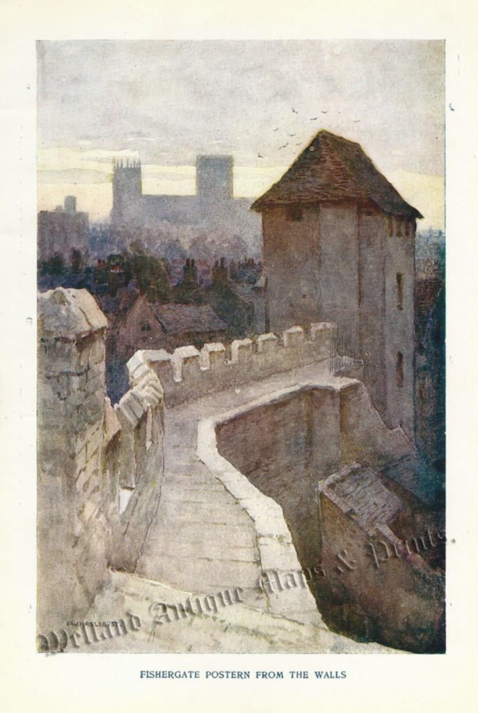 ‘RUINS OF ST. MARY’S ABBEY’ by E. W. Haslehust R.B.A. 1910/1940 ...