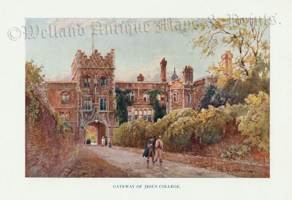 Jesus College Archives - Welland Antique Maps