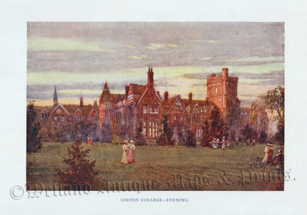 Girton College Archives - Welland Antique Maps