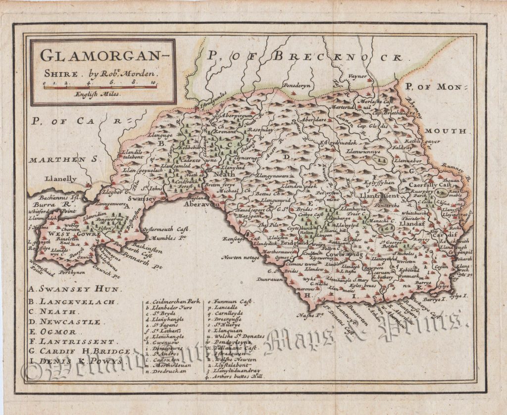 Glamorgan Maps Archives - Welland Antique Maps