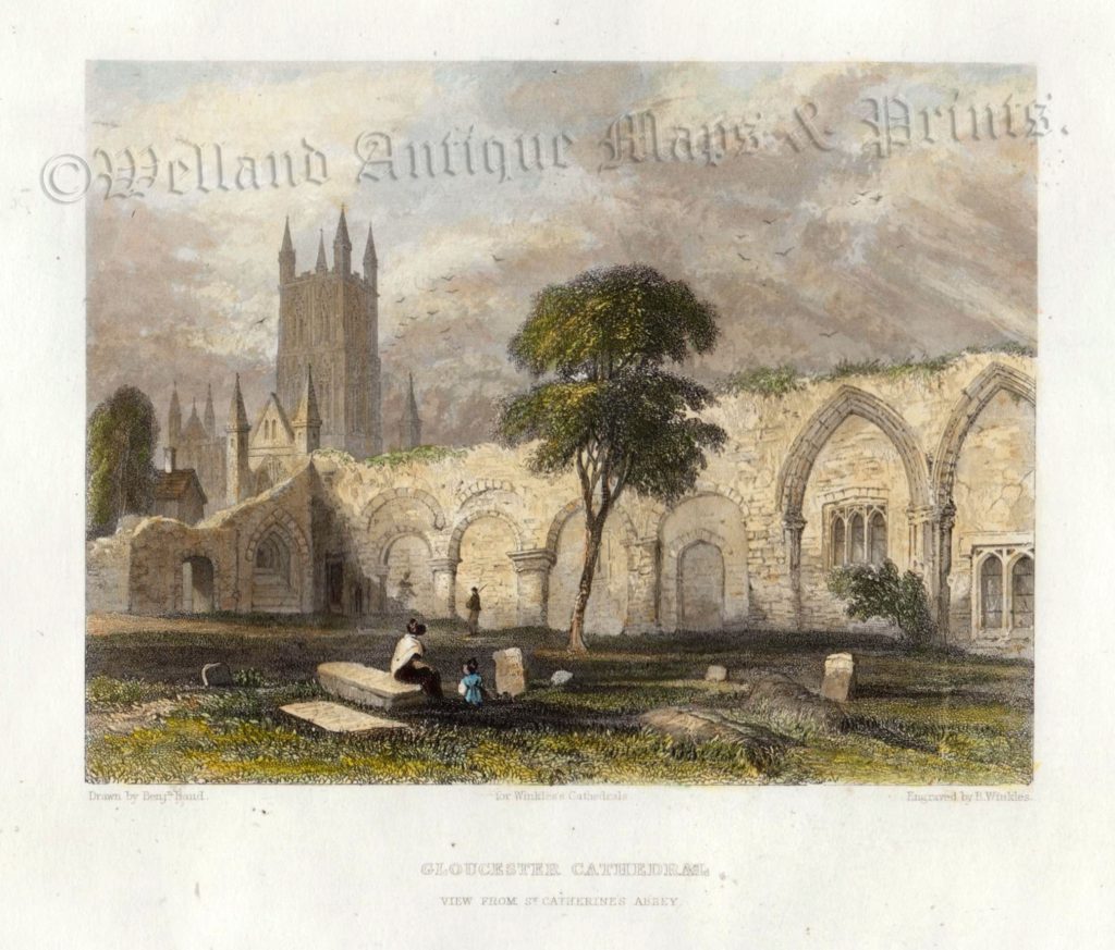 Gloucester Prints Archives - Welland Antique Maps