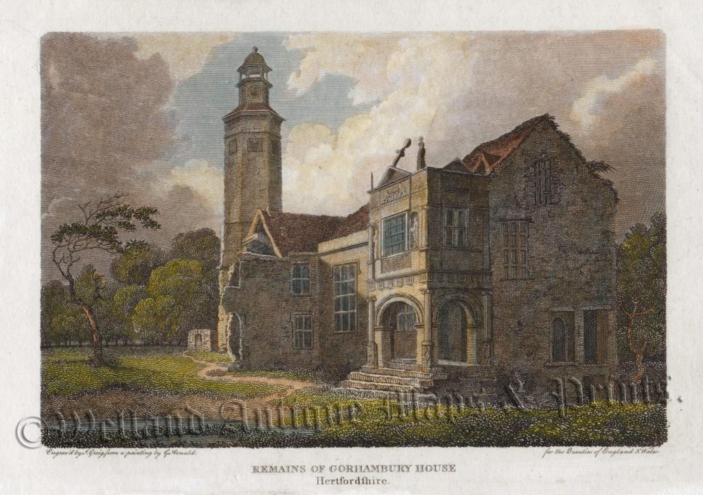 'GORHAMBURY (Seat of Lord Viscount Grimston.) Hertfordshire.' by ...
