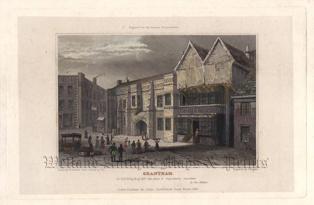 Grantham Prints Archives - Welland Antique Maps
