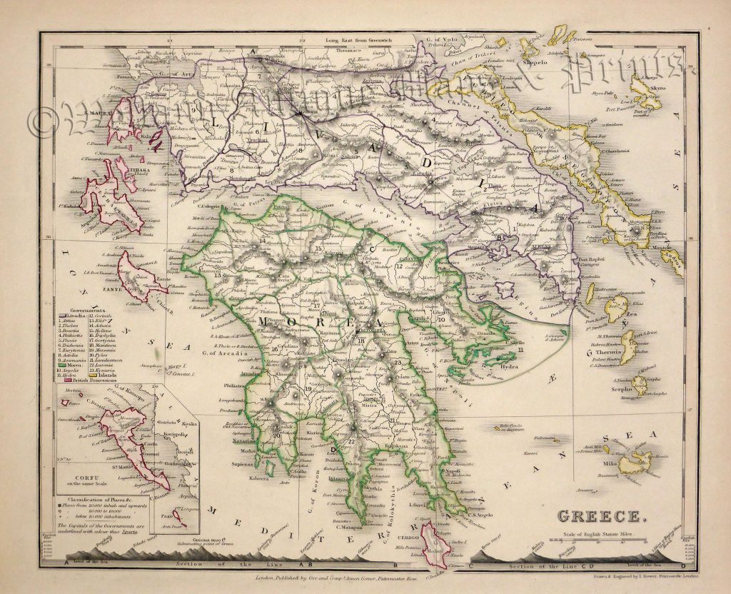 Greece & The Balkans Archives - Welland Antique Maps
