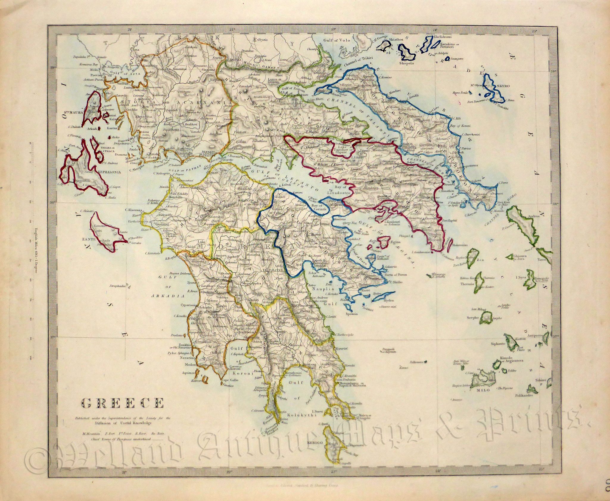 Greece & The Balkans Archives - Welland Antique Maps