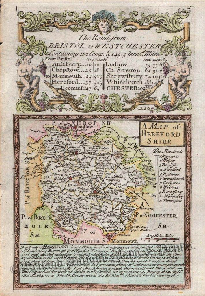 Herefordshire Maps Archives - Welland Antique Maps