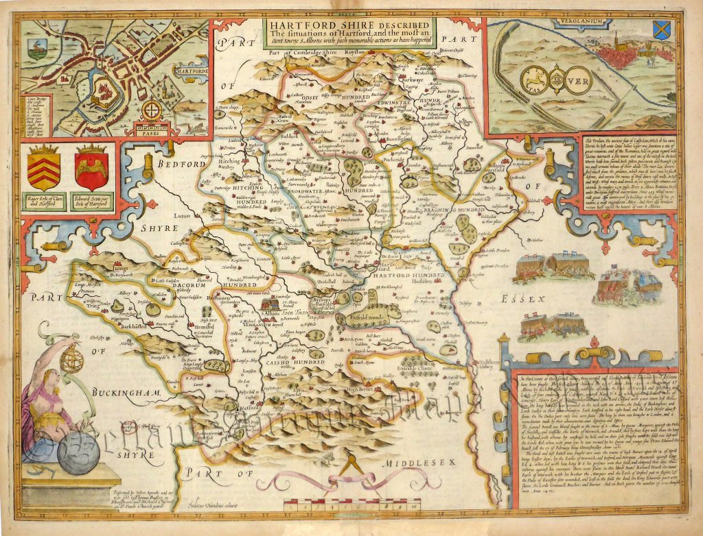 Hertfordshire Maps Archives - Welland Antique Maps