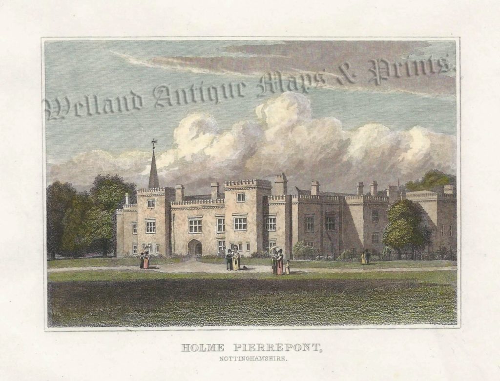 Nottinghamshire Prints Archives - Welland Antique Maps