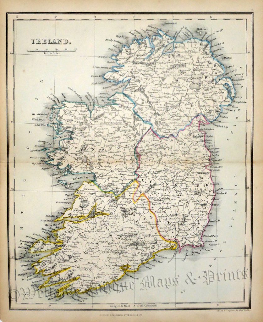 Ireland Maps Archives - Welland Antique Maps