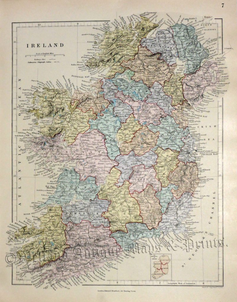 ‘PIGOT & CO.s NEW MAP OF IRELAND embracing every recent ALTERATION.’ c ...