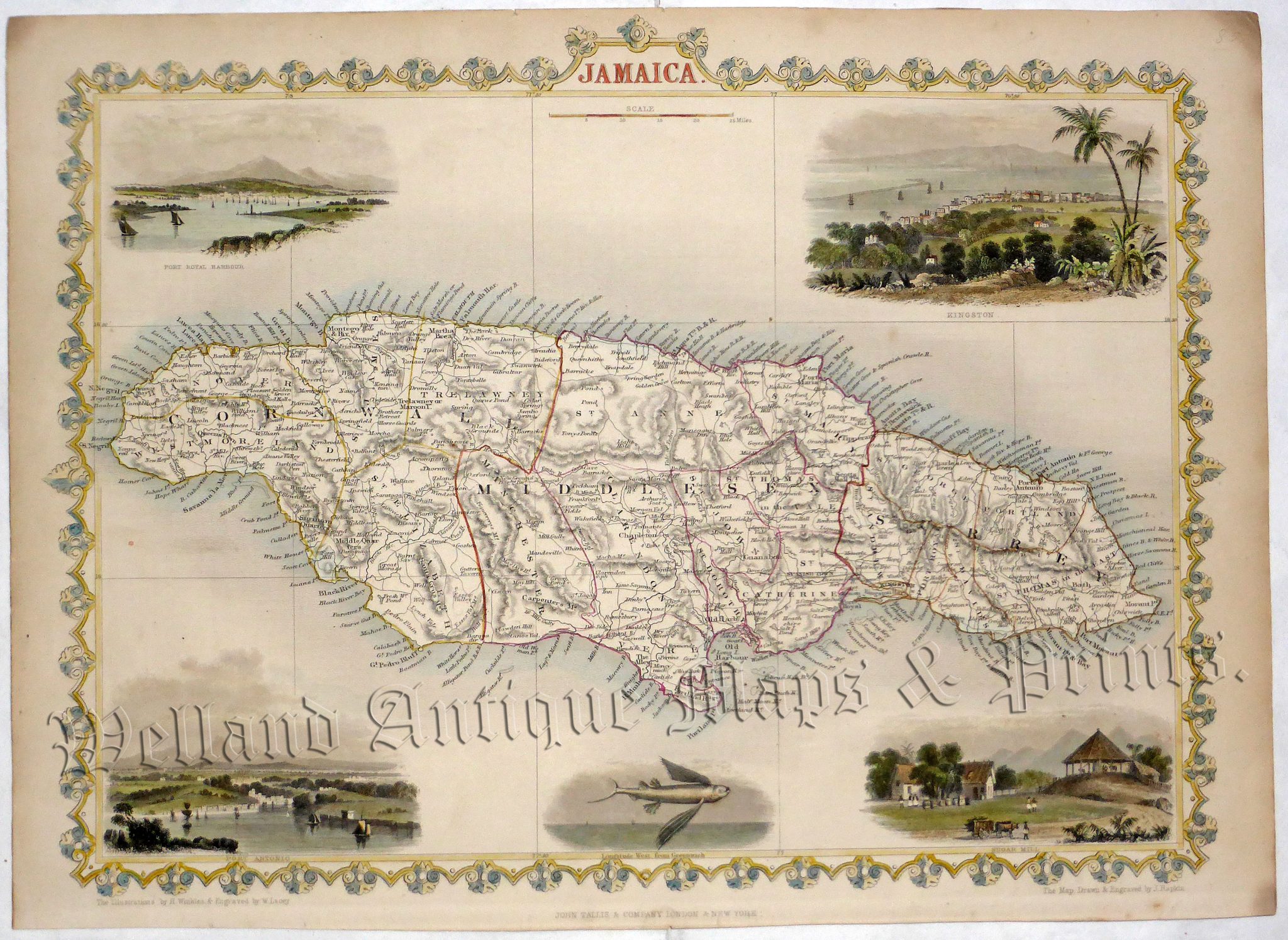Jamaica Maps Archives - Welland Antique Maps