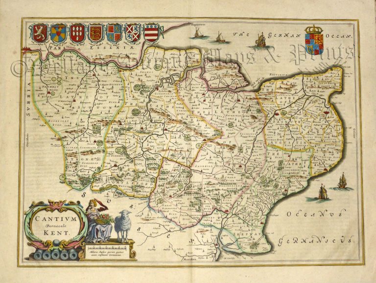 Kent Maps Archives Welland Antique Maps