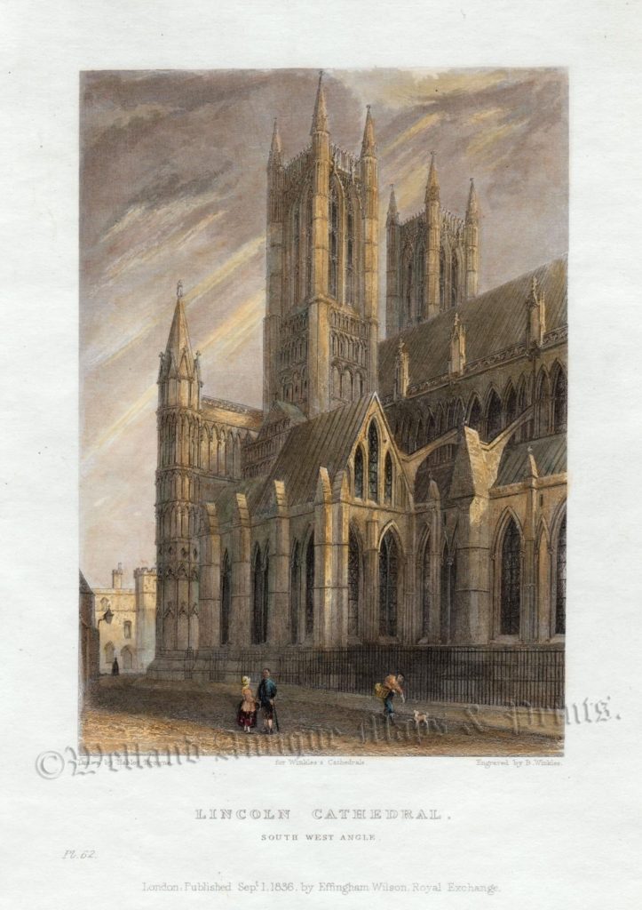 'LINCOLN CATHEDRAL FROM THE SOUTH' [Frith & Co] c.1890 - Welland ...