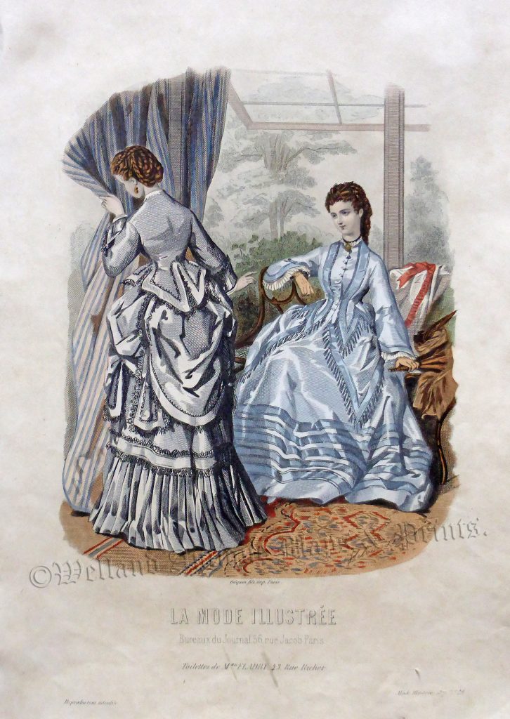 'LE MONITEUR DE LA MODE.' (Gravure 157) by Jules David c.1848 - Welland ...