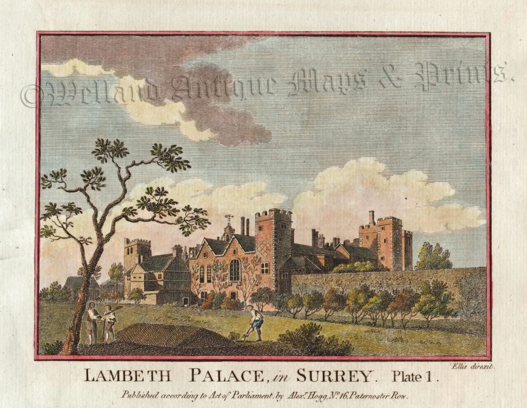 Surrey Prints Archives - Welland Antique Maps